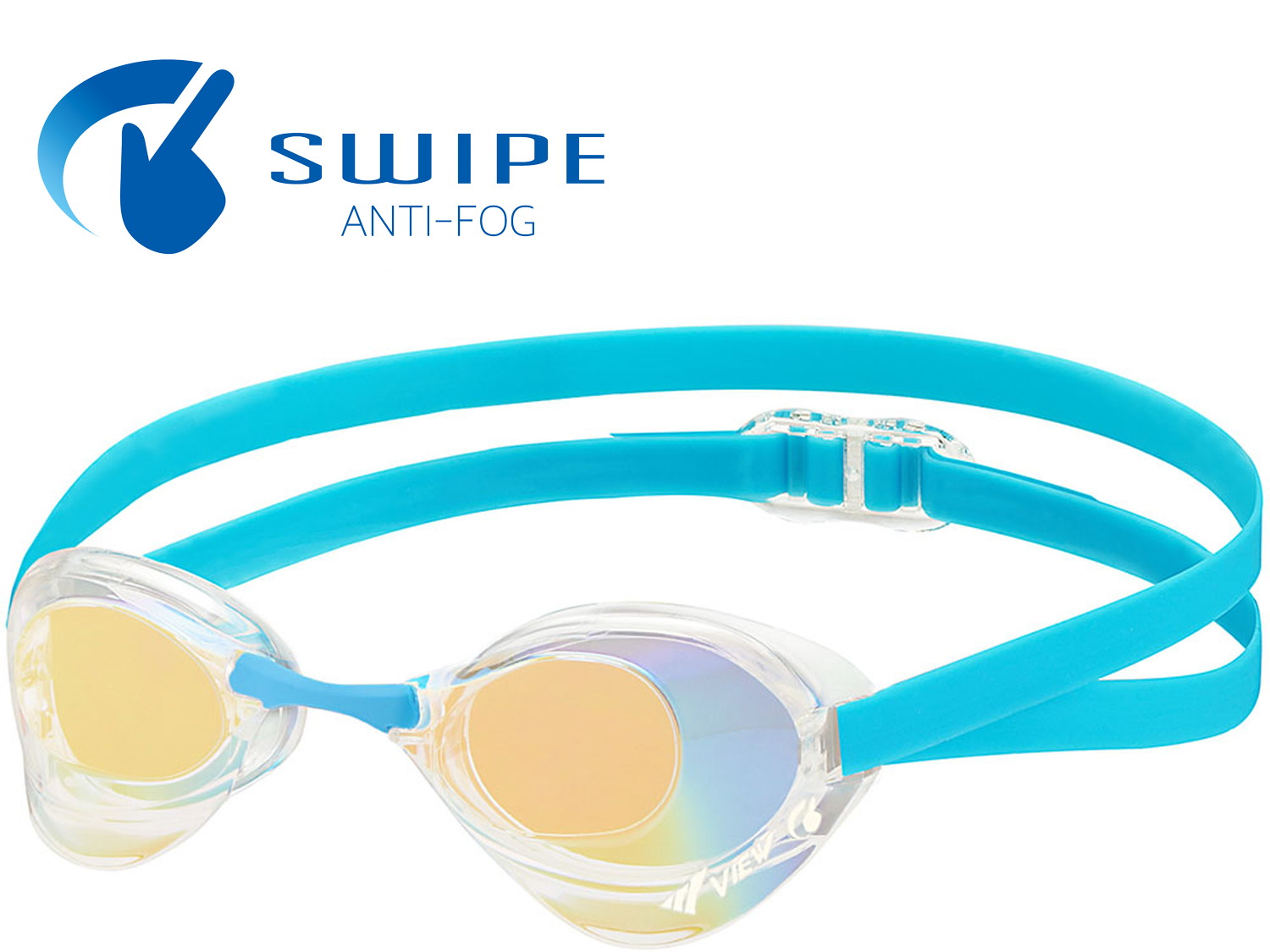 【楽天市場】ビュー VIEW スイミング ブレード スワイプ アンチフォグ Blade SWIPE 競泳用 スイミングゴーグル レーシング ...