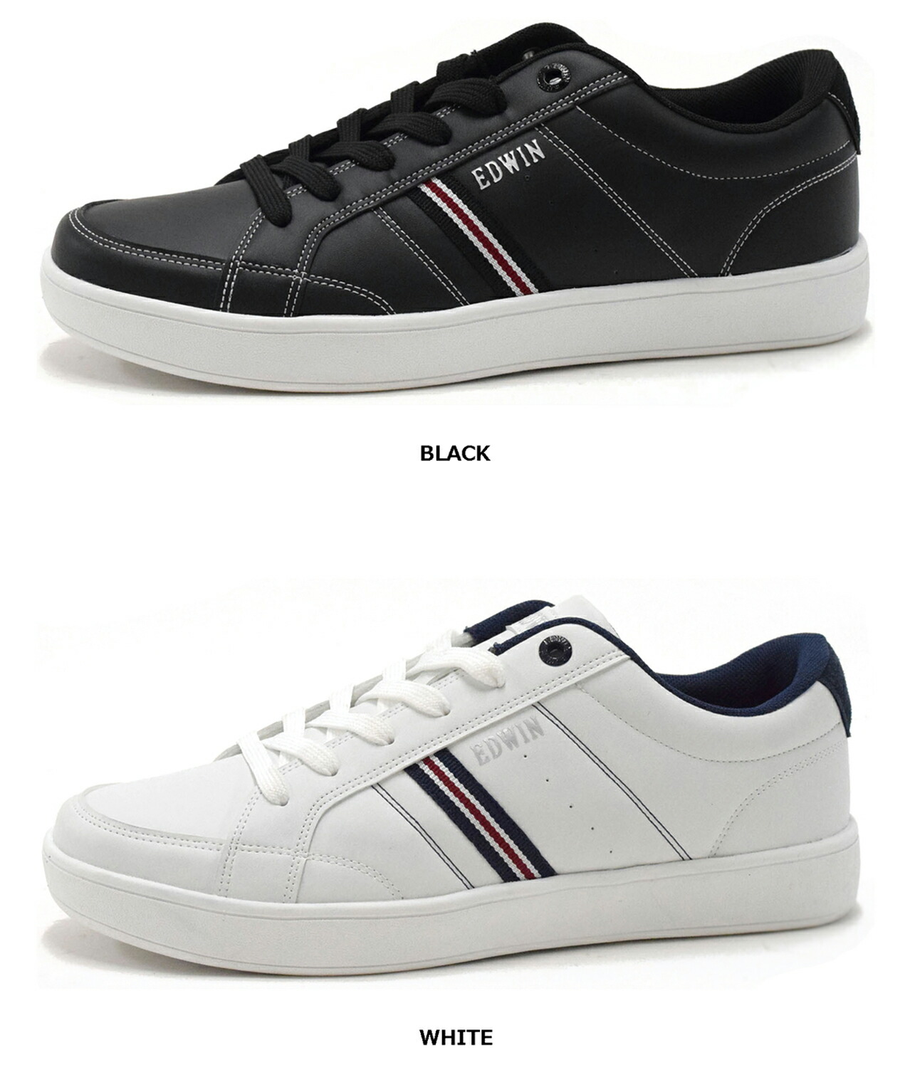 【楽天市場】エドウィン EDWIN EDWIN 軽量スニーカー ローカットタイプ EDW−7013 EDW7013：カジュアルアスリート