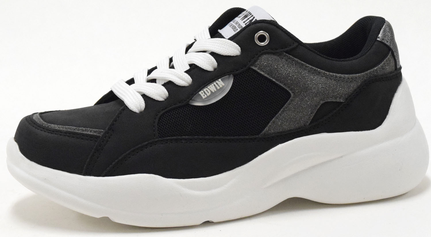 【楽天市場】【12/26 2時までMAX1万円OFFクーポン&Pアップ】 エドウィン EDWIN ESWIN 美脚厚底スニーカー EDW-4720 EDW4720：カジュアルアスリート
