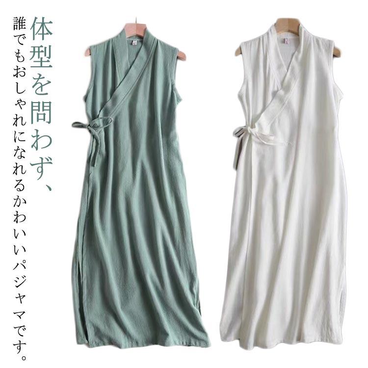 【楽天市場】ゆったり 大きいサイズ ベスト アウトドア 浴衣式 トップス 薄い 無地 部屋着 ナチュラル レディース 夏 ノースリーブワンピース：hayashop