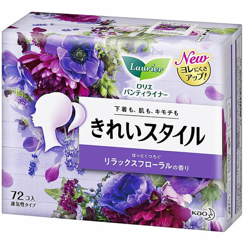 【楽天市場】ロリエ きれいスタイル リラックスフローラルの香り 【72コ入】(花王)【生理用品/ナプキン】：コクミンドラッグ 楽天市場店
