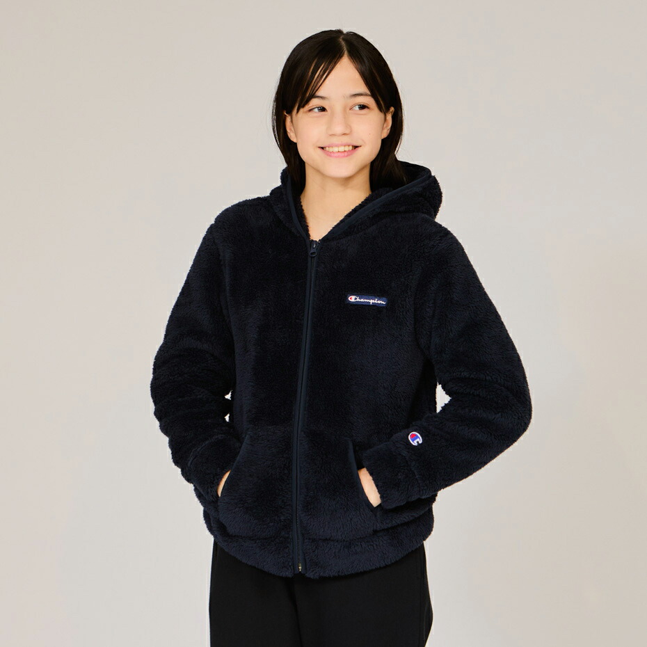 【楽天市場】【公式】チャンピオン Champion キッズ ジップフーデットジャケット 24FW 【秋冬新作】ベーシック(CK-A601)：Champion Hanes 公式