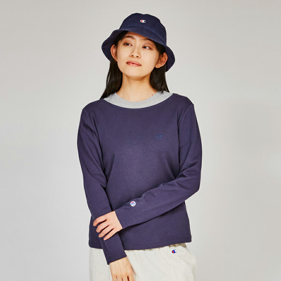 【楽天市場】《9/11までALL20%OFFクーポン》【公式】チャンピオン Champion ウィメンズ ロングスリーブTシャツ 24FW(CW-Y413)：Champion Hanes 公式