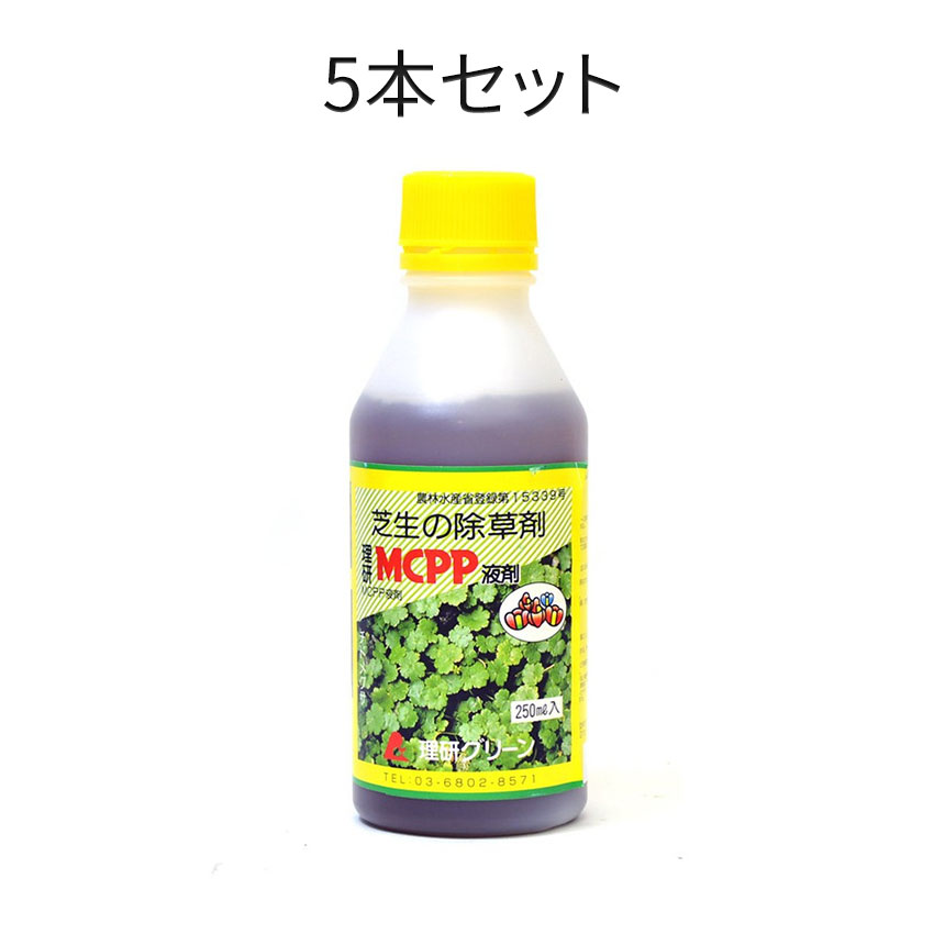 【楽天市場】【まとめ買い5本セット】理研グリーン 芝生用除草剤 MCPP液剤 250ml：ホームセンターきたやま楽天市場店