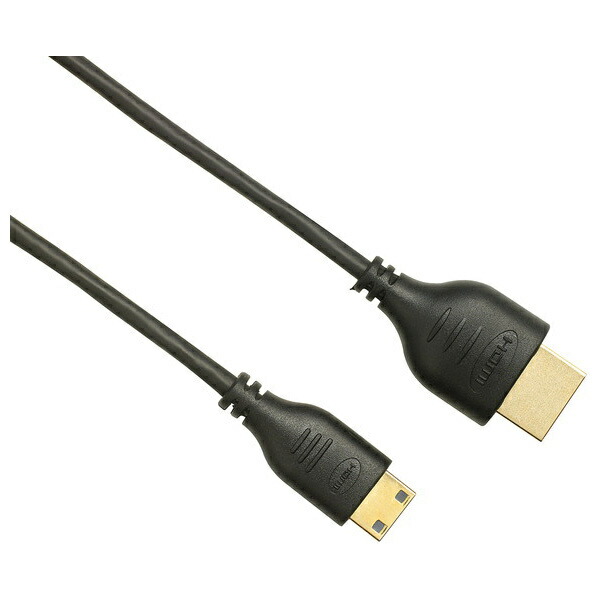 【楽天市場】ELPA 朝日電器 HDMIミニケーブル 1m DH-AC4010 テレビ モニター ブラック：ホームセンターグッデイ楽天市場店