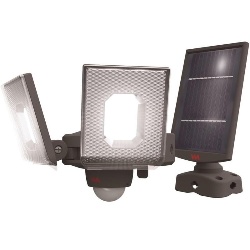 【楽天市場】【即納在庫品】 センサーライト 7.5W×2灯スライド型 ソーラーセンサーライト ソーラー充電 省エネ 節電 屋外 防水 人感 ...