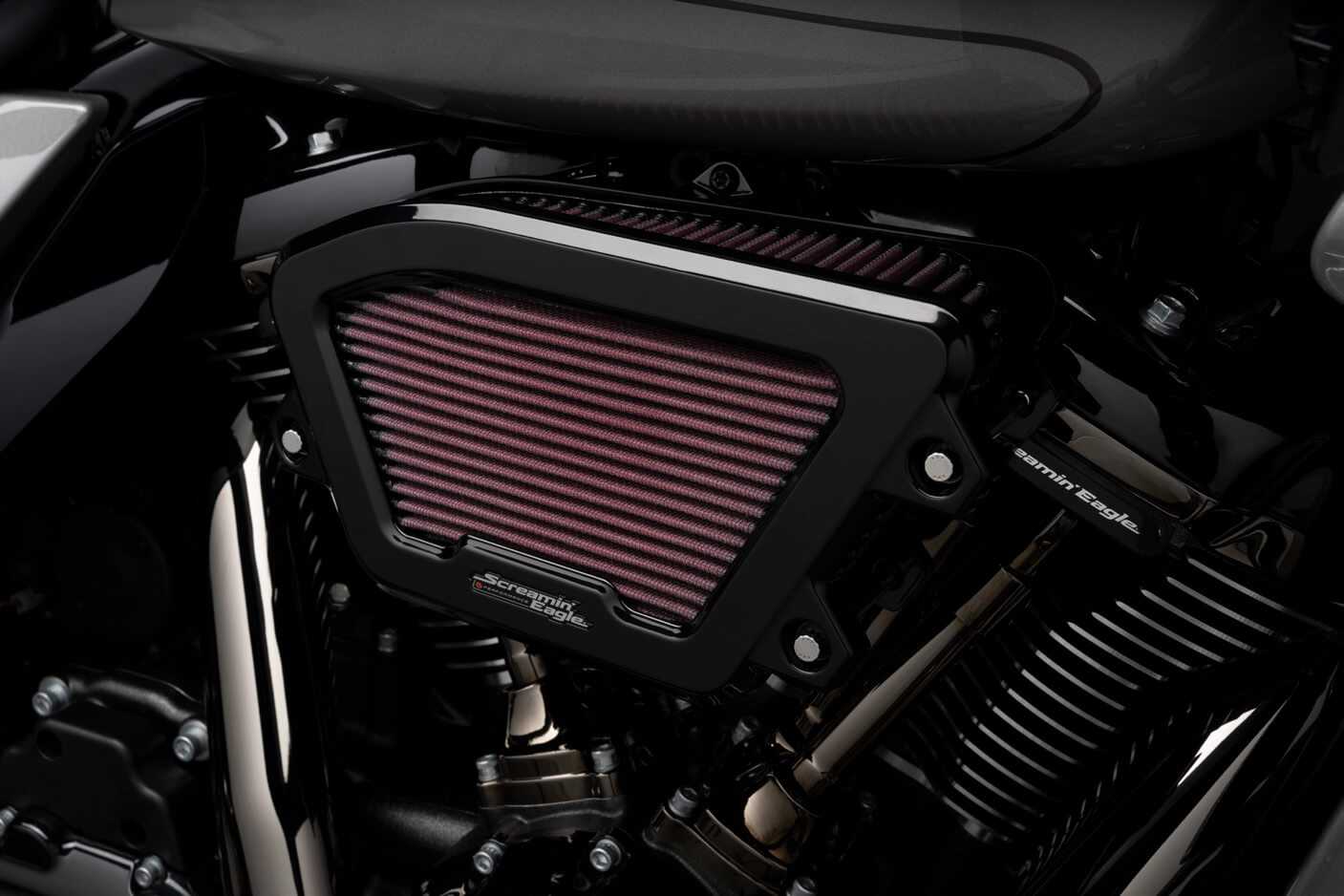 【楽天市場】【ハーレー純正】 スクリーミンイーグル エアクリーナーエクストリームウェッジ 29400466：HD東久留米オンラインショップ