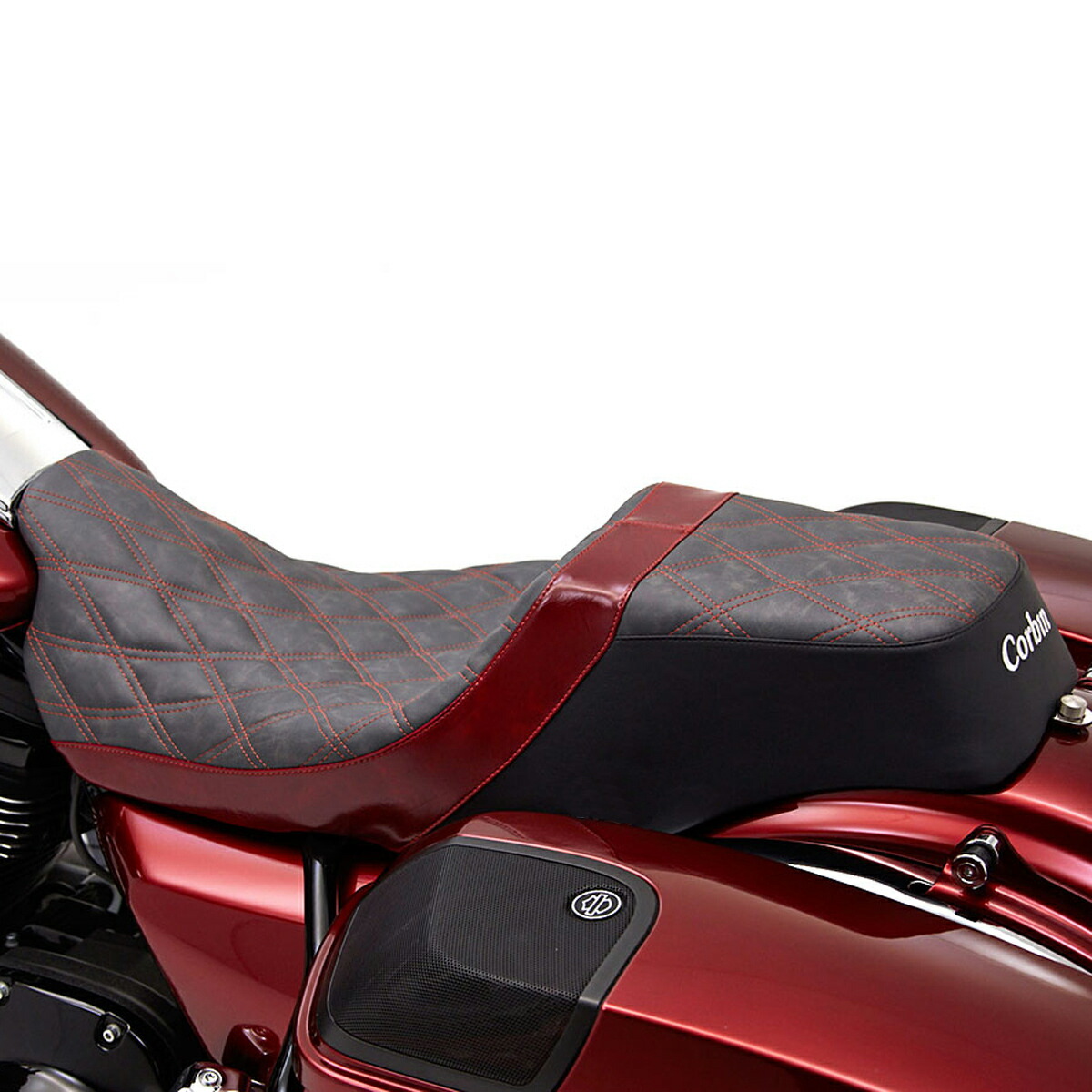 【楽天市場】ロードキング、ロードキングスペシャル ウィドウメーカーサドル CORBIN HD-RK-9-W-GAM：ワールドモーターライフ