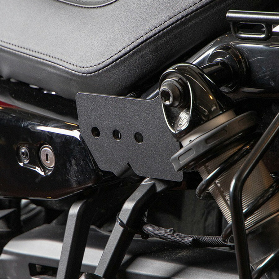 【楽天市場】ハーレー ナイトスター RH975 ETC取付けステー 【デグナー】SBS-12-BK：ワールドモーターライフ