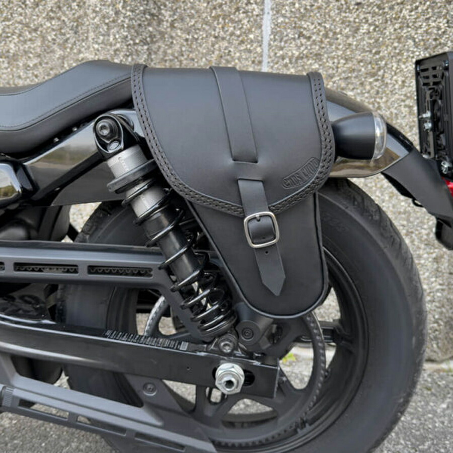 【楽天市場】ナイトスター RH975 TRAP 左用レザーサドルバッグ (ブラック/ブラック) Ends Quoio TRAP-RH975 ...