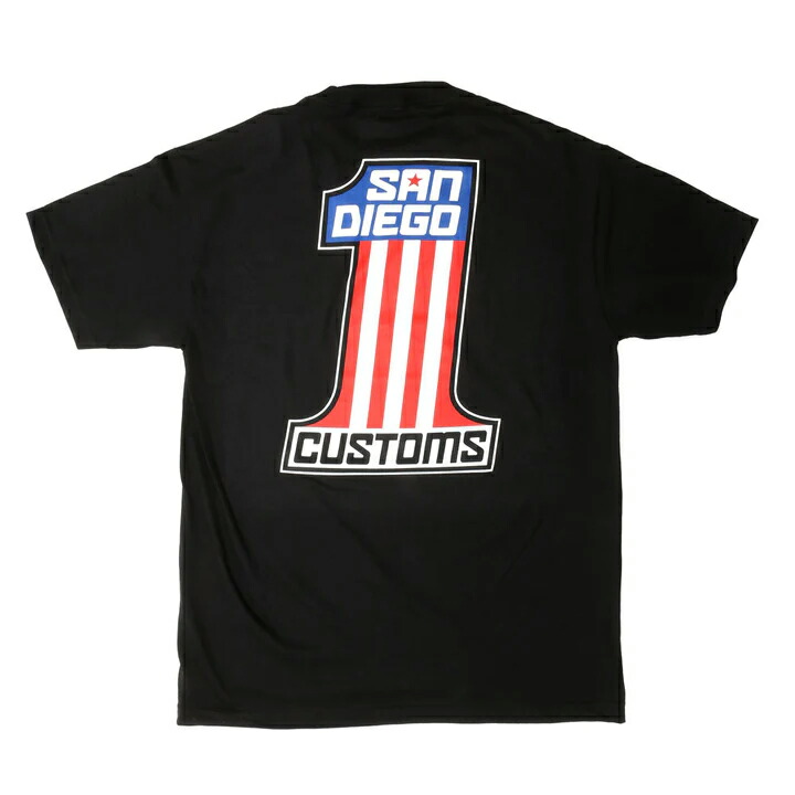 【楽天市場】【SAN DIEGO CUSTOMS】New Number One SS Tシャツ SEL-SDC-NNO：ワールドモーターライフ