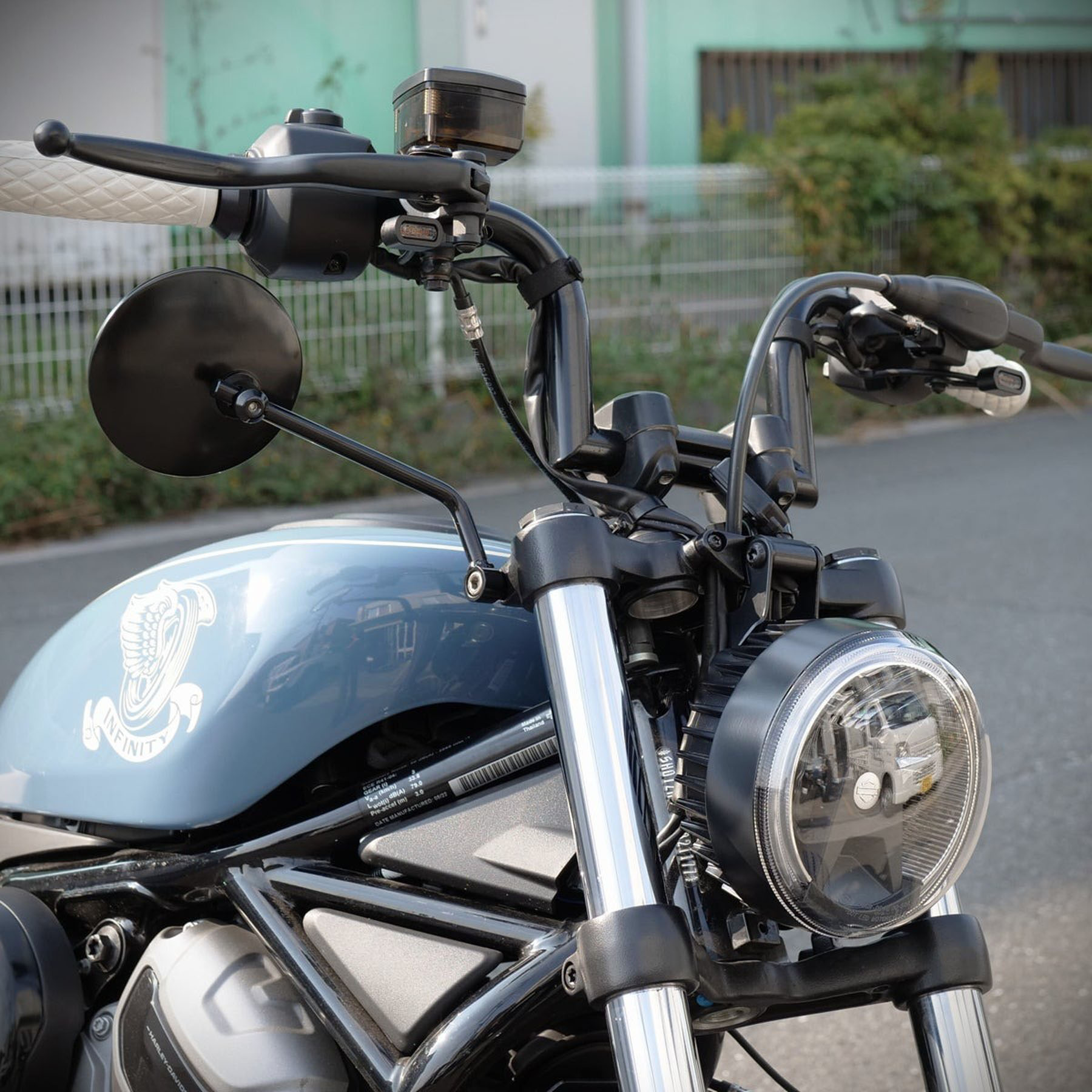 【楽天市場】INFINITY RH975 フリスコハンドルバー 【ナイトスター】RH975-FRSCO：ワールドモーターライフ