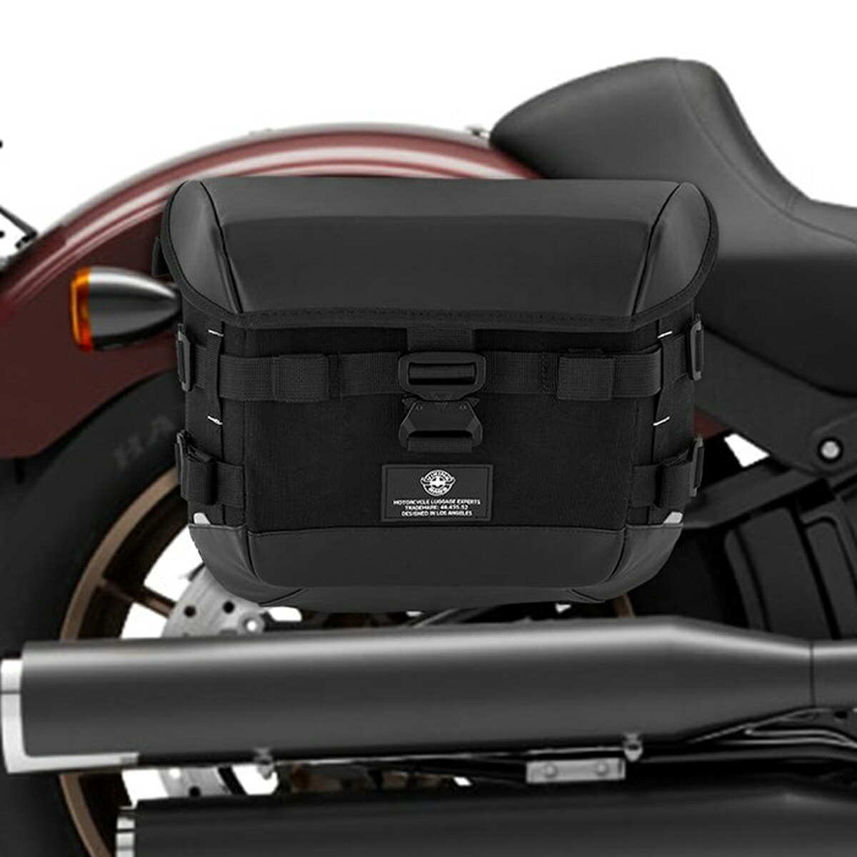 【楽天市場】Viking Bags Incognite クイックマウント・スモールサドルバッグ 10L (右用) 【M8 ローライダー/S ...