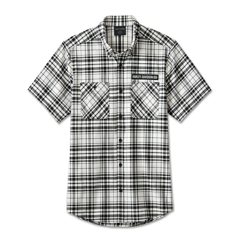 【楽天市場】ハーレー純正 HARLEY-DAVIDSON メンズ エンデューロ ショートスリーブパフォーマンス チェックシャツ_96449 ...