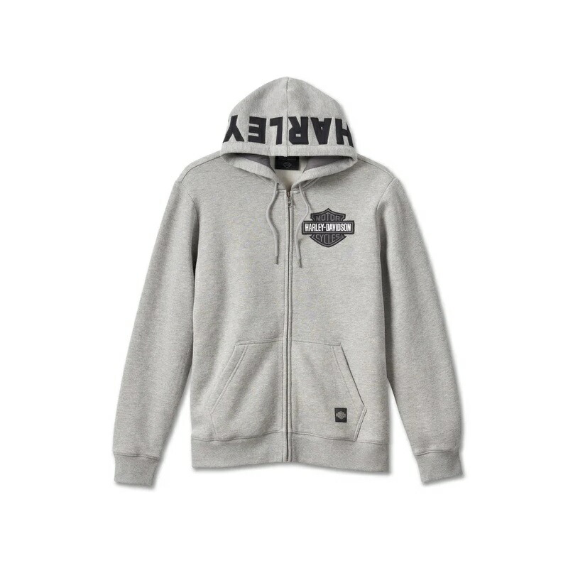 【楽天市場】HARLEY-DAVIDSON 純正（ハーレーダビッドソン）メンズ バー＆シールドレボリューションジップアップフーディー ...