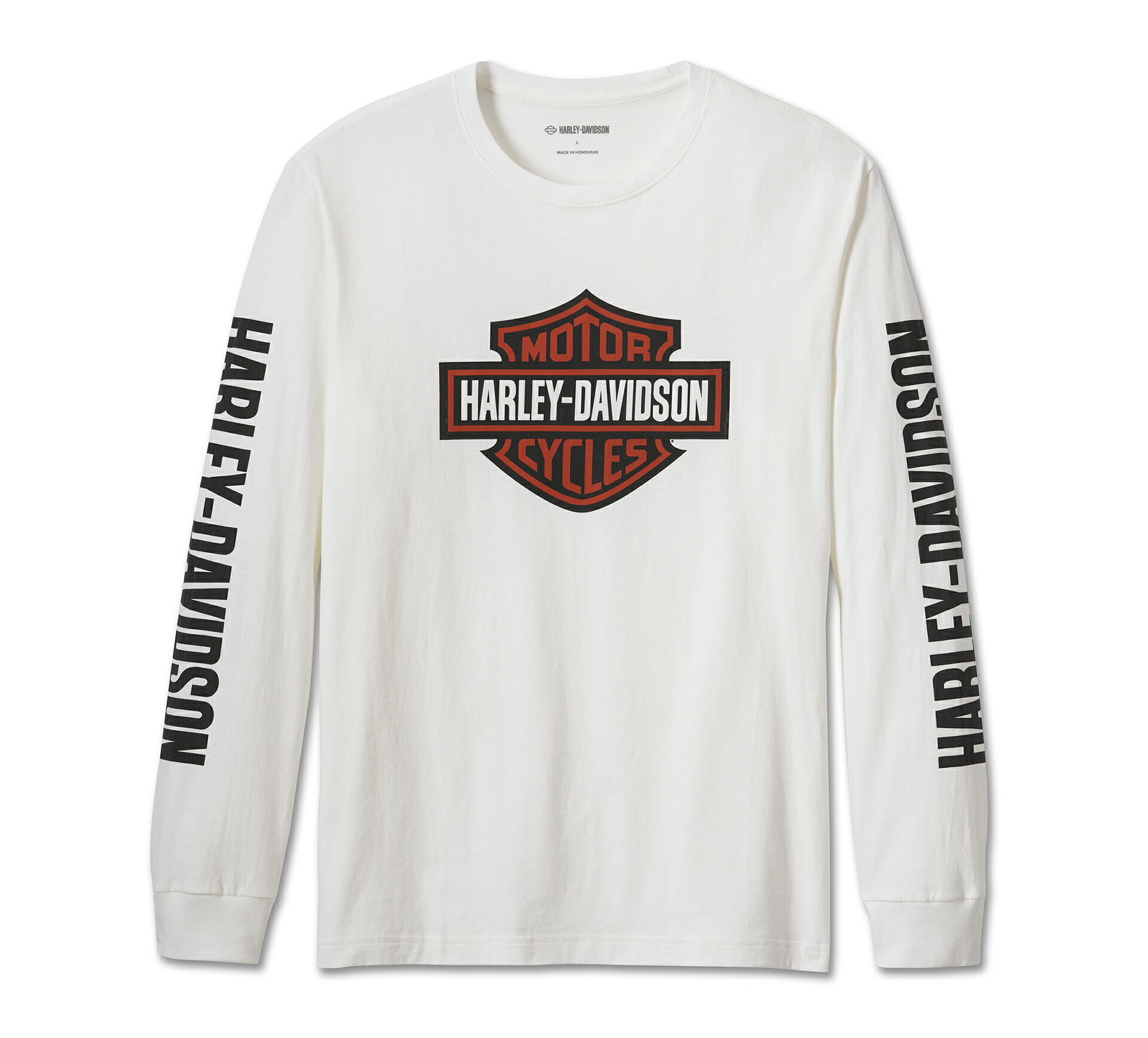【楽天市場】HARLEY-DAVIDSON 純正（ハーレーダビッドソン）メンズ・バー＆シールド・ロングスリーブTシャツ_99083-24VM ...