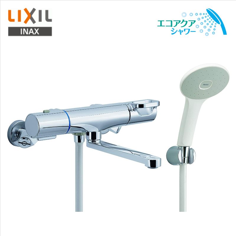 【楽天市場】LIXIL INAX 【RBF-912E】 サーモスタット付シャワー混合水栓 壁付浴槽洗い場兼用タイプ・エコアクアシャワー仕様 送料無料（北海道・沖縄県・離島は送料が掛かります ...