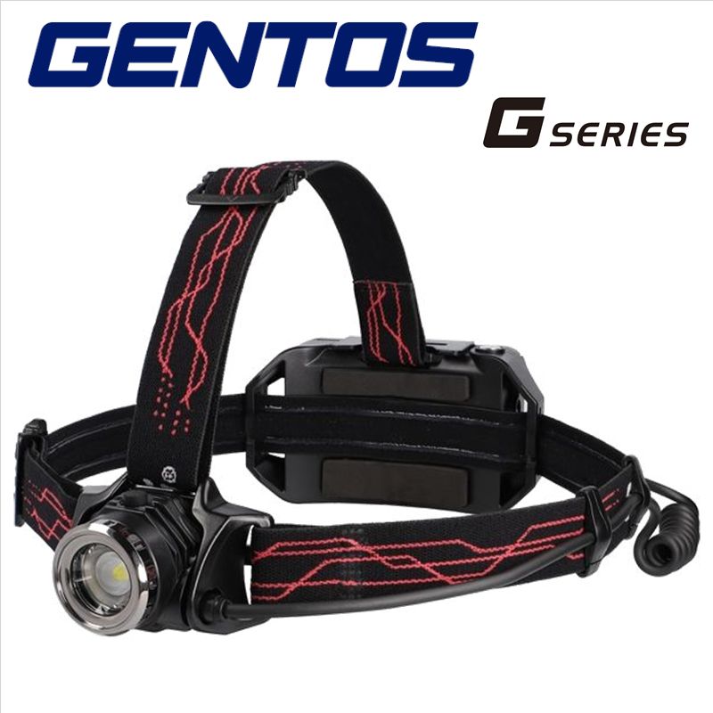 【楽天市場】ジェントス（GENTOS）【GH-103RG】LEDヘッドライト Gシリーズ 600lm（Highモード時） USB充電式（ハイブリッドタイプ）・フォーカスコントロール 送料無料 ...