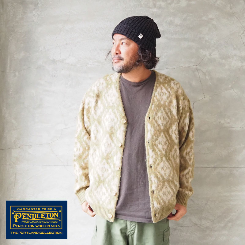 【楽天市場】PENDLETON ペンドルトン カーディガン V-NECK CARDIGAN 3575-4009 メンズ レディース Vネック カーデ ニット セーター ニットカーディガン ...