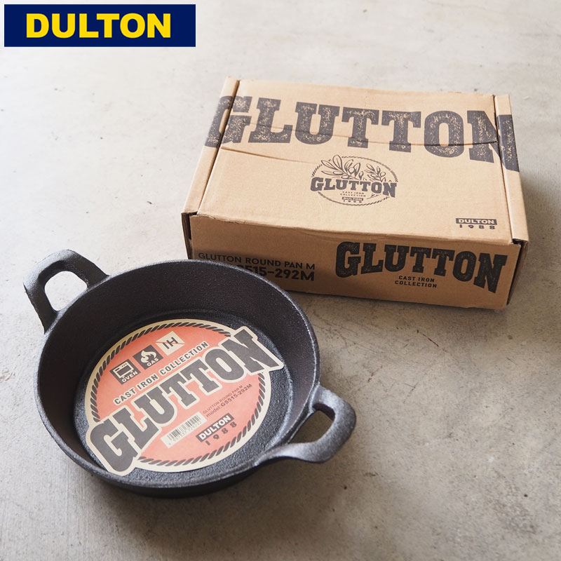 【楽天市場】DULTON ダルトン グラットン ラウンド パン GLUTTON ROUND PAN GS515-292M H6L鍋 両手鍋 鋳物 キャンプ 調理器具 アウトドア おしゃれ ...