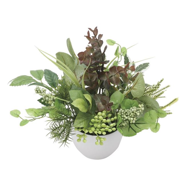 【楽天市場】光の楽園(2025年版) 寄せ植えユーカリ 品番：2563A40 高さ：25cm - アートクリエイション [光触媒/人工観葉植物]：ヘルシーグッド 楽天市場店