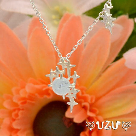 【楽天市場】【ポイント2倍】ネックレス レディース ウズ UZU シルバー ジュエリー アクセサリー 925 白仕上げ ジオスターCZ ペンダント ネックレス NE-1323 【ni】【ギフト ...