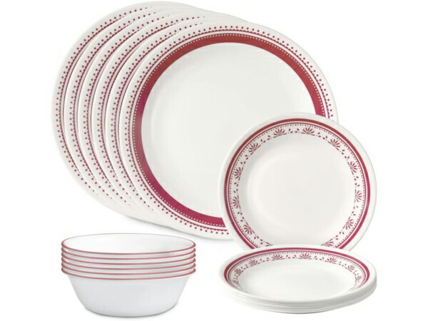 【楽天市場】Corelle コレール ディナーウェアー18点セット Sadie：輸入セレクトショップハートランド