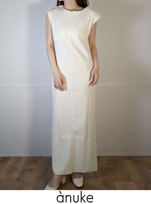 【楽天市場】【即日出荷】(セール50%OFF) anuke アンヌーク Cutoff Rib Onepiece 24春夏 62410310 ...