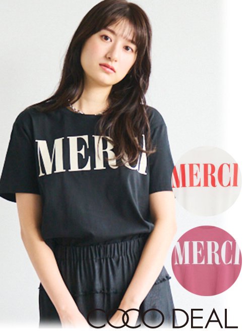 【楽天市場】【即日出荷】COCODEAL ココディール グラフィックTシャツ 24春夏. 74221350 Tシャツ 【coco deal】トップスTシャツ特集：HeartySelect 楽天市場店