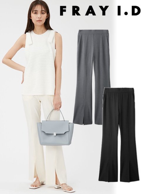 【楽天市場】【即日出荷】(ファイナルセール30%OFF) FRAY I.D フレイアイディー フロントスリットパンツ 24春夏. FWFP242205 パンツ 【frayid】ボトム24sp ...