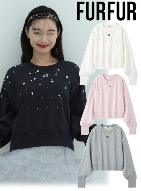 【楽天市場】【即日出荷】(セール40%OFF＋300円OFF) FURFUR ファーファービジュースウェット 24秋冬. RWCT245012 ...