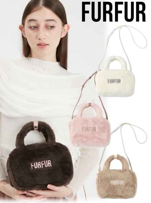【楽天市場】【即日出荷】【待望追加】(セール40%OFF) FURFUR ファーファーファーボストンバッグ 24秋冬. RWGB245529 ...