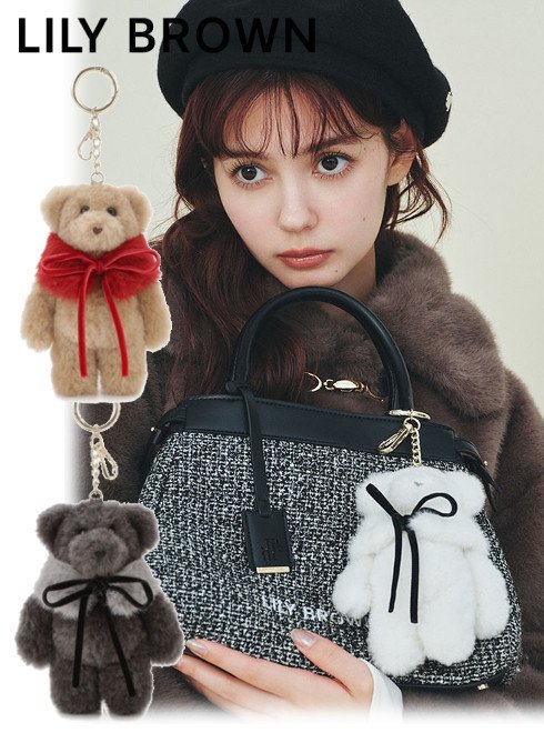 【楽天市場】【即日出荷】(セール40%OFF) Lily Brown リリーブラウンLily Bearチャーム 24秋冬 ...