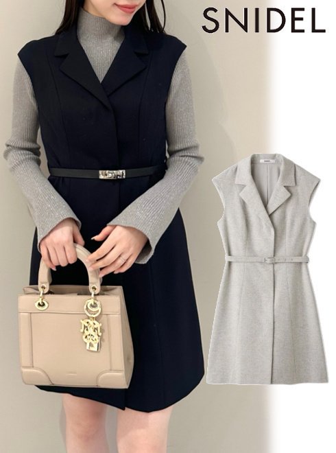 【楽天市場】【即日出荷】(12%OFF＋300円OFF) snidel スナイデル ツイードミニジャンスカ 24秋冬. SWFO245028 ...