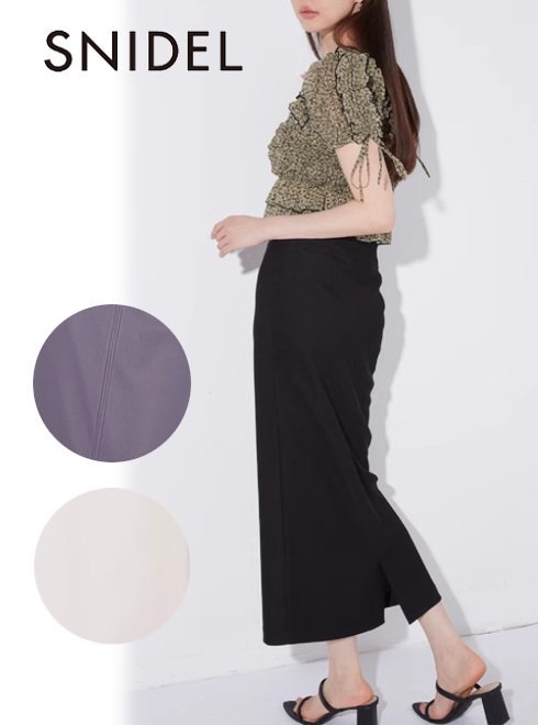 【楽天市場】【即日出荷】(期間限定12%OFF) snidel スナイデル シンプルタイトスカート 24春夏 SWCS241183 タイトスカート 【snidel】【新作】ボトム ...