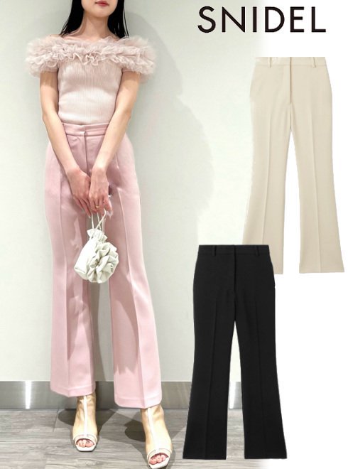 【楽天市場】【即日出荷】(期間限定12%OFF) snidel スナイデル 美脚ストレッチパンツ 24春夏 . SWFP249001 パンツ 【snidel】ボトム：HeartySelect ...