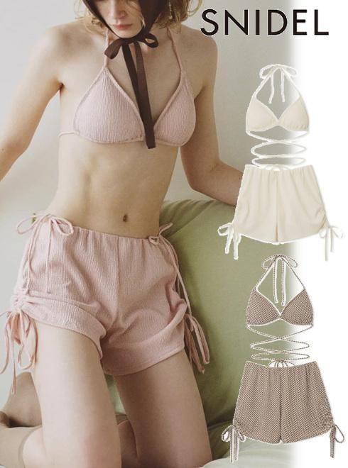 【楽天市場】【即日出荷】(最終セール40%OFF&500円OFFクーポン) snidel スナイデル セットビキニ 25春夏. SWGG252656 水着 小物【新作】25sp ...