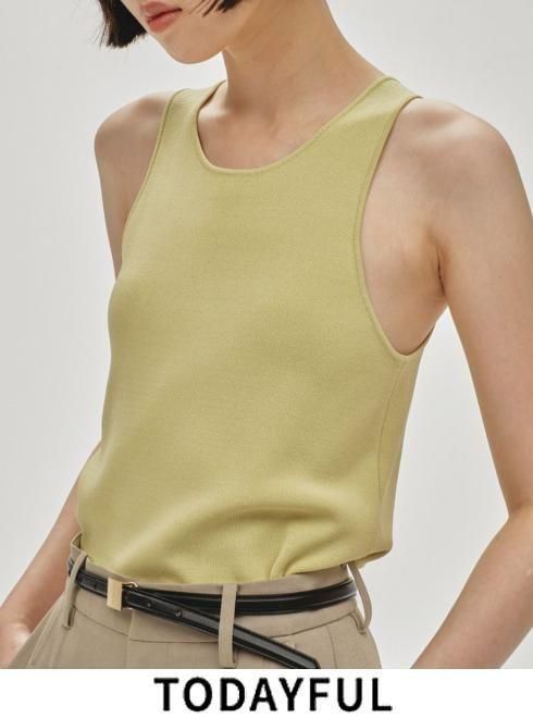【楽天市場】【即日出荷】【待望追加】TODAYFUL トゥデイフル Highgauge Knit Tanktop 25春夏 12510511 タンクトップ・ノースリーブトップス 25春 ...