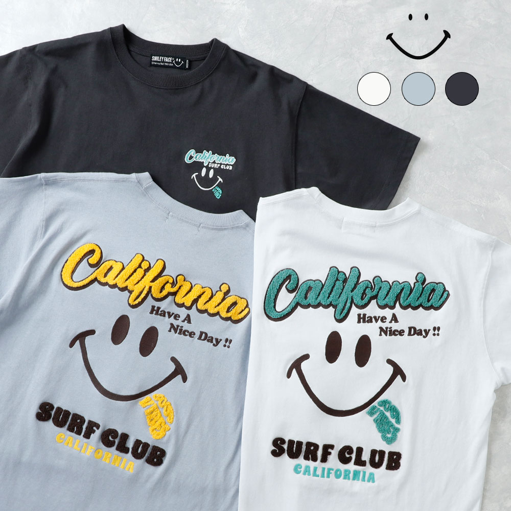 【楽天市場】【半額！Rakuten Fashion THE SALE！】SMILEY FACE スマイリー フェイス Tシャツ カットソー ...