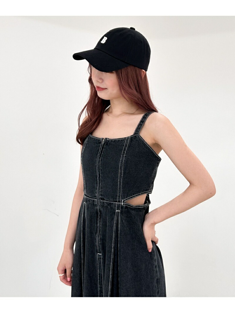 【楽天市場】【SALE／40%OFF】(W)カットアウトDNM/JSK Heather ヘザー ワンピース・ドレス ジャンパースカート ...