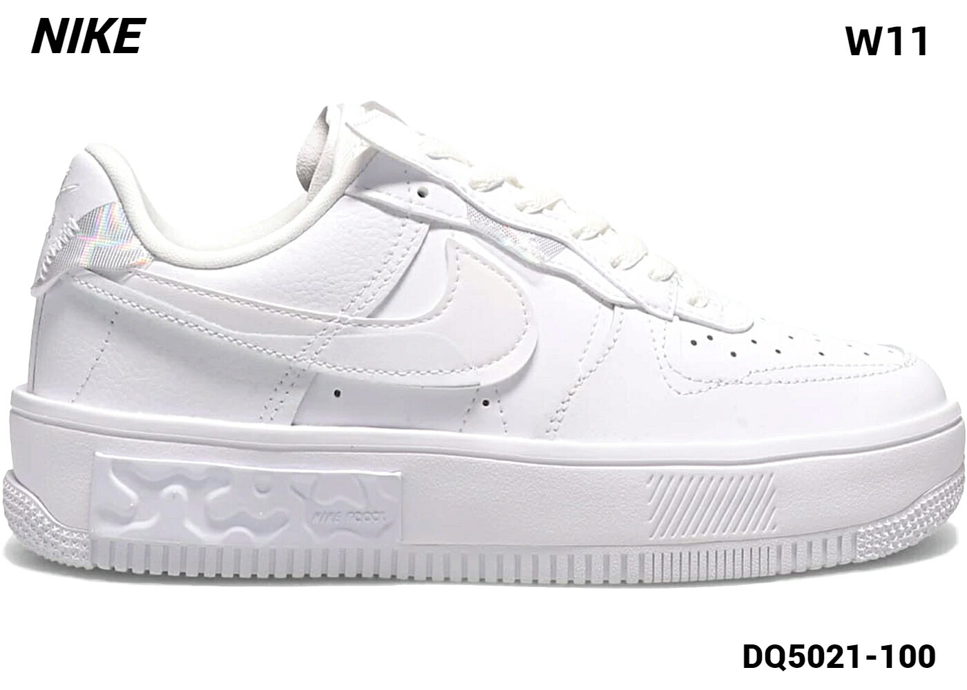 【楽天市場】W11(28cm)国内正規品【NIKE W AIR FORCE 1 FONTANKA DQ5021-100 WHITE/WHITE ...