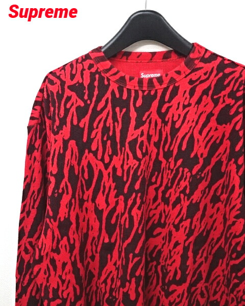 【楽天市場】【Supreme Drip Thermal Black シュプリーム ドリップ サーマル 長袖Tシャツ サーマル カットソー ...