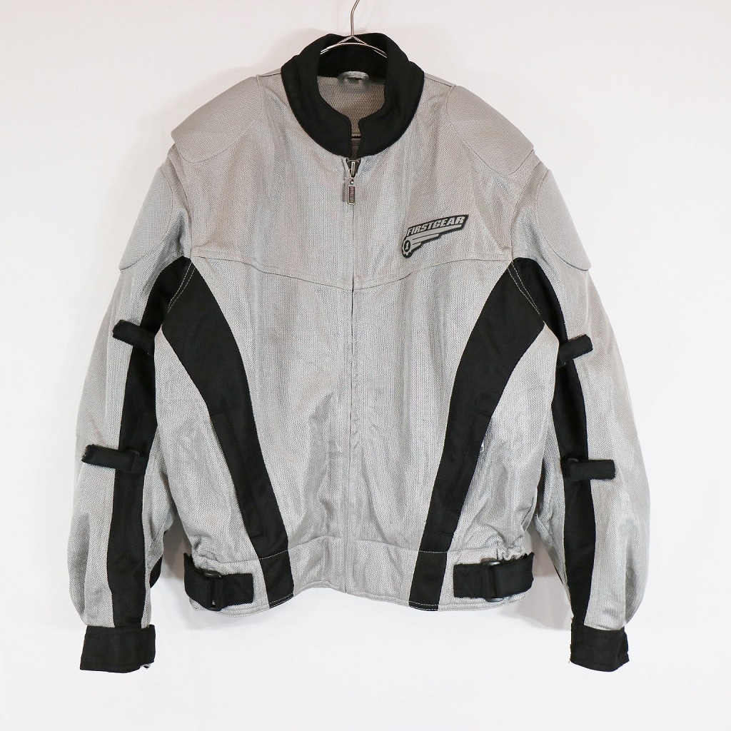 【楽天市場】SALE/ FIRST GEAR レーシングジャケット バイクウェア サーキット ツーリング HYPERTEX グレー (メンズ ...