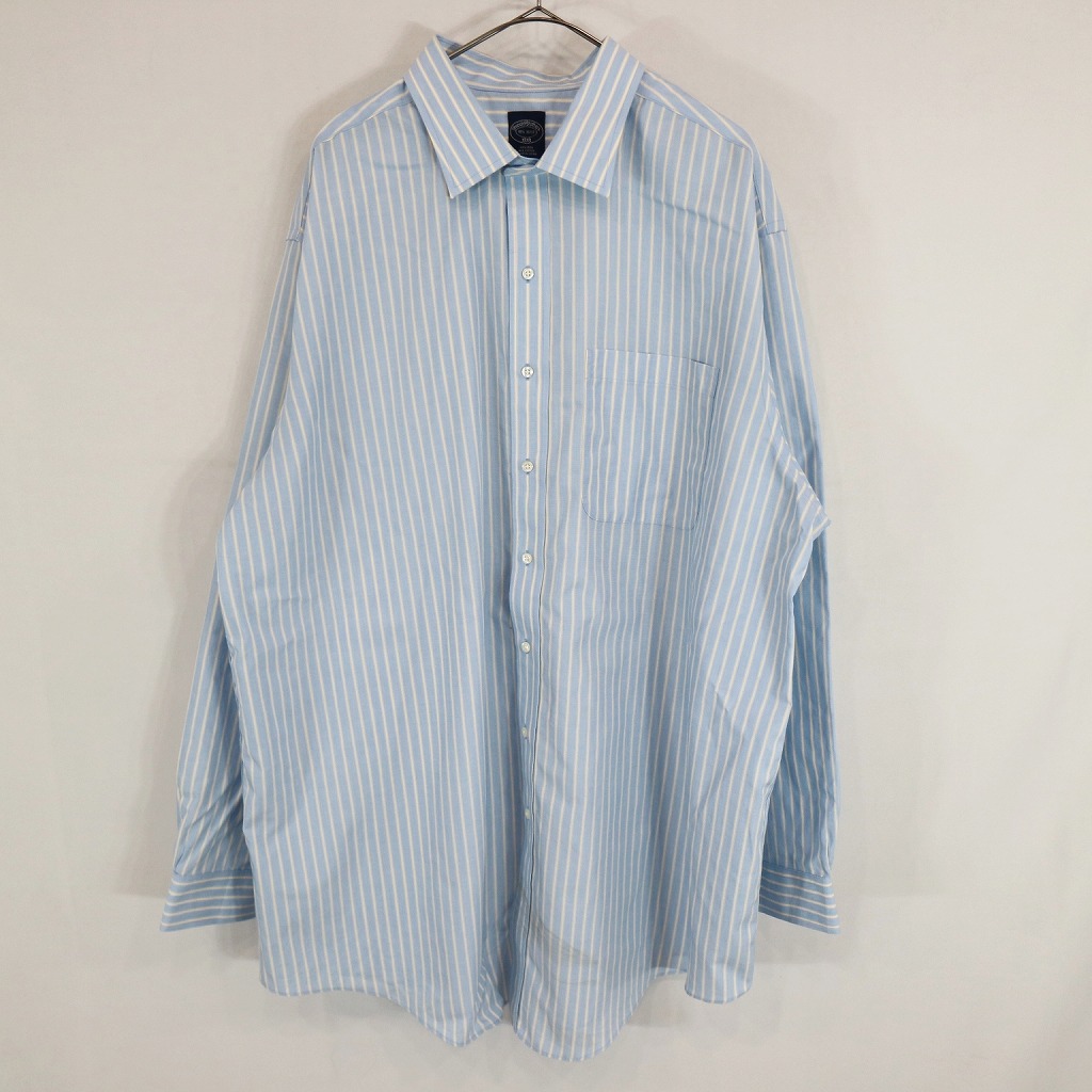 【楽天市場】SALE/ Brooks Brothers ブルックスブラザーズ ストライプ 長袖シャツ アメカジ ブルー (メンズ 18 1/2 ...