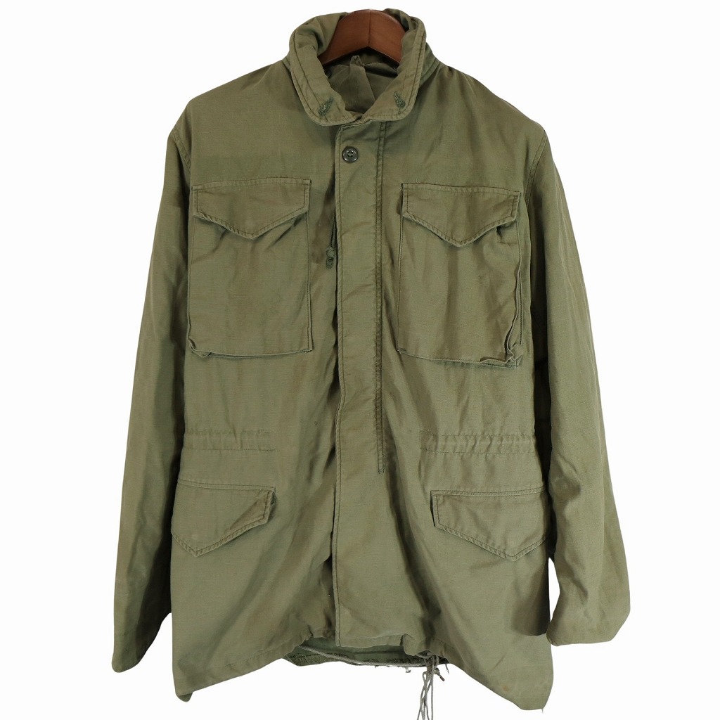【楽天市場】70年代 米軍実物 U.S.ARMY M-65 フィールドジャケット 3rd ミリタリー オリーブ (メンズ L相当) O4547 中古 古着：YAMAHISA ...
