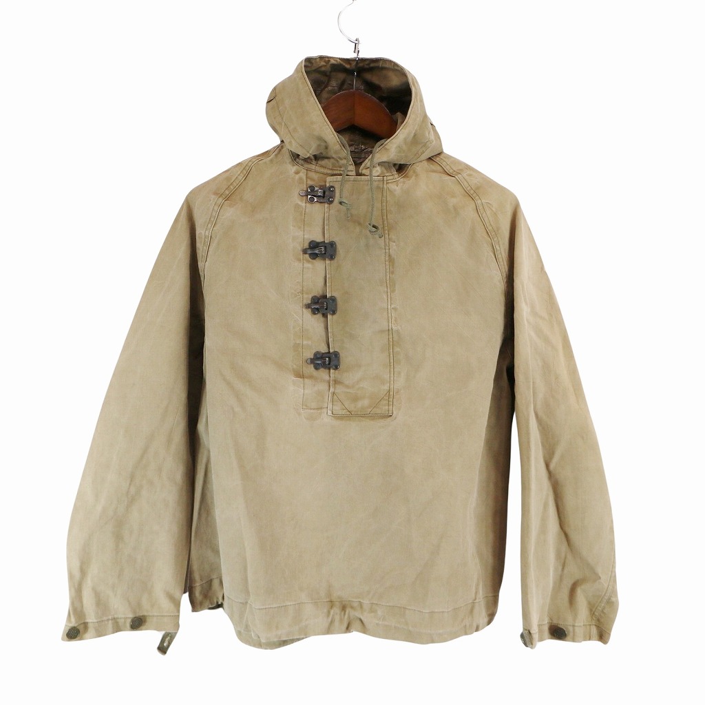 【楽天市場】40年代 米軍実物 U.S.NAVY N2デッキレインパーカー ミリタリージャケット ヴィンテージ ベージュ (メンズ Sサイズ ...
