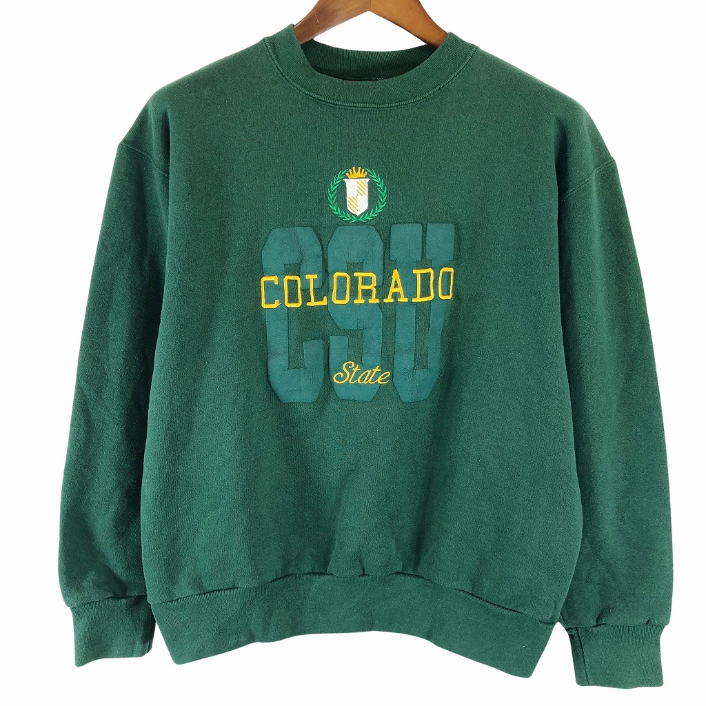 【楽天市場】90年代 USA製 JANSPORT ジャンスポーツ COLORADO スウェット カレッジ グリーン (メンズ L) P0597 ...