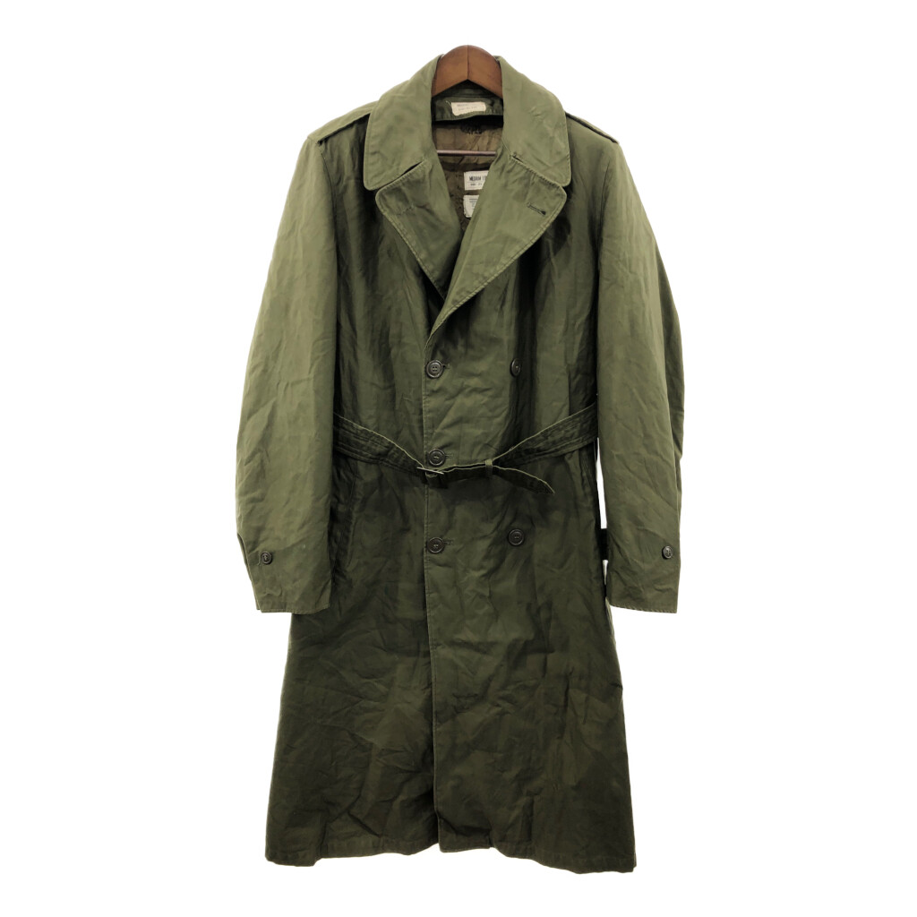 【楽天市場】50年代 米軍実物 U.S.ARMY コットンサテン オーバーコート ミリタリー カーキ (メンズ MEDIUM LONG ...
