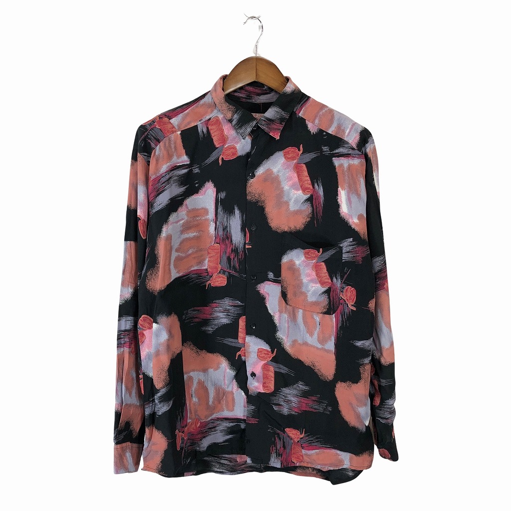 【楽天市場】TOTO&COUTURIO 総柄 長袖シャツ ブラック (メンズ L) P1746：YAMAHISA USEDCLOTHINGSHOP