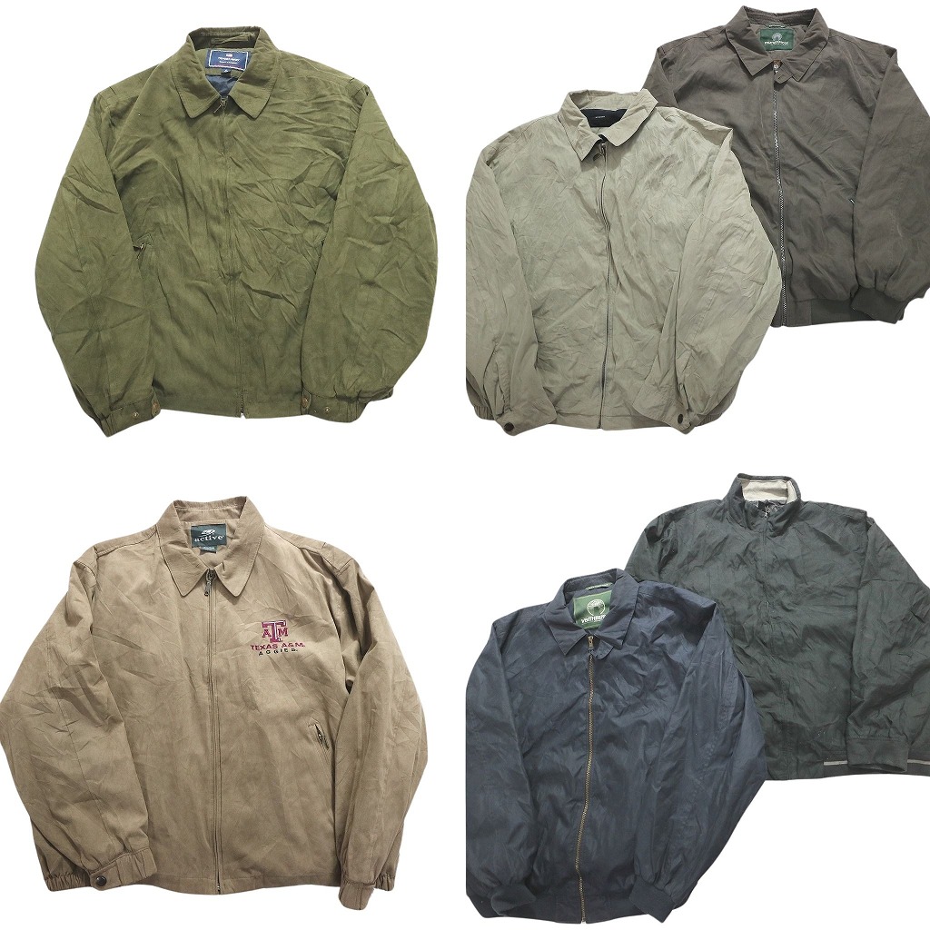 【楽天市場】古着卸 まとめ売り フェイクスエード ジャケット 6枚セット (メンズ XL/2XL) スイングトップ JA6 MR0313 ...